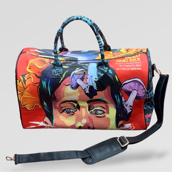 Tote&Carry | Bags | Mens Fashion Multi Colored Unique Duffle Bags Nwt ...